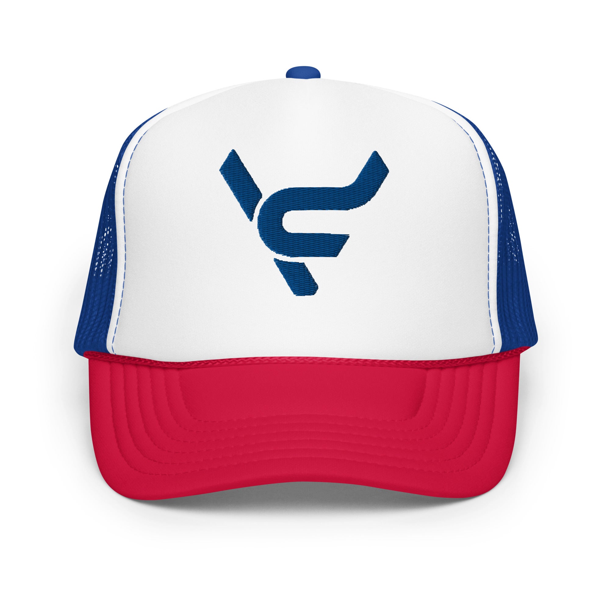 DBV Logo Fire Cracker Trucker Hat 4th Of July Patriotic Foam Cap